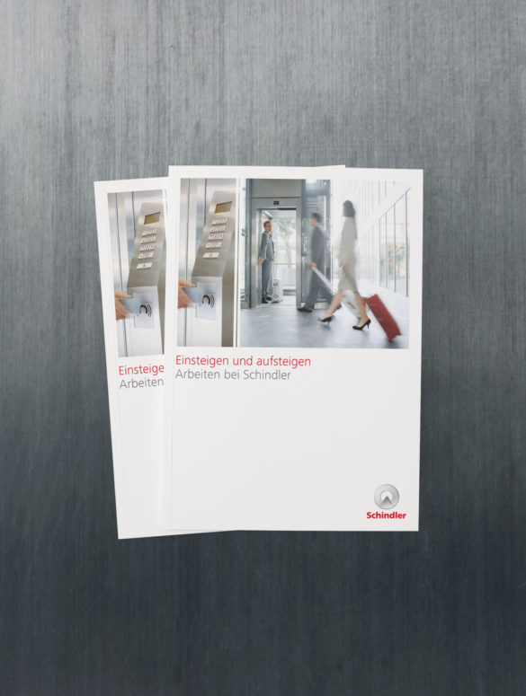 HR-Marketing und Employer Branding - Imagebroschüre für Schindler